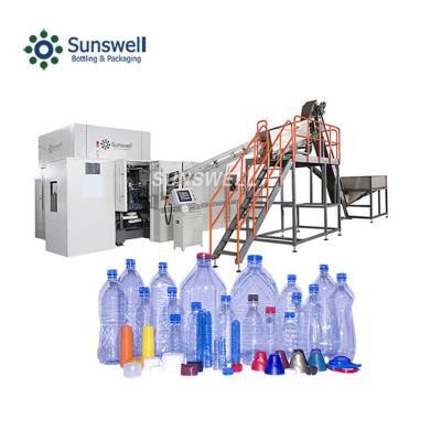 China Full Automatic Rotary PET Bottle Stretch Blow Molding Machine 6 Cavity 12000 Pcs Per Hour for sale