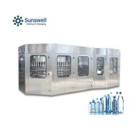 China Mineral Pure Barrel Water Filling Machine 220V Fully Automatic 3 in 1 Rinsing Filling Capping for sale
