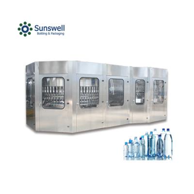China Mineral Pure Barrel Water Filling Machine 220V Fully Automatic 3 in 1 Rinsing Filling Capping for sale