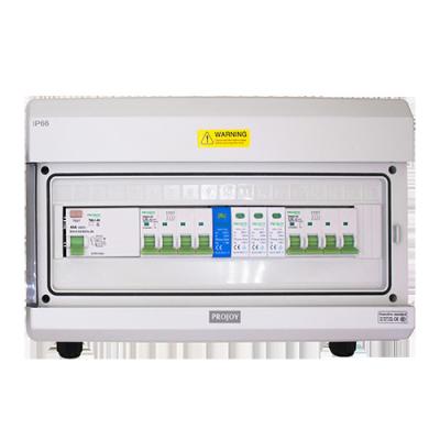 China Rooftop PV String Combiner Box For Solar 1000V 32A 6 In 2 Out for sale