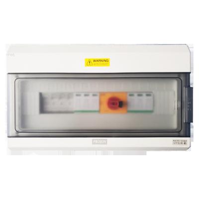 China DC 1000V 32A Solar 4 String PV Combiner Box IP65 4 In 2 Out for sale