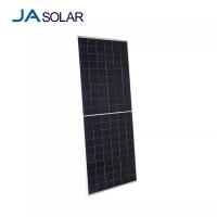 China JA Solar Panel 60 Cell MBB Bifacial PERC Half Cell Double Glass Module 480W 500W for sale
