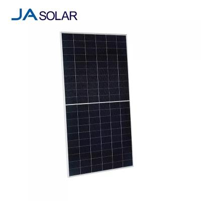 China JA Solar Panel 60 Cell MBB Bifacial PERC Half Cell Double Glass Module 480W 500W for sale
