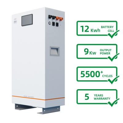 China 12kWh 51.2V LiFePO4 Solar Battery 228Ah Deep Cycle with Smart BMS for Home Energy Storage for sale