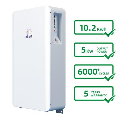 China 10kWh 51.2V 200Ah LiFePO4 Lithium Solar Battery 6000 Deep Cycle for Home Energy Storage for sale