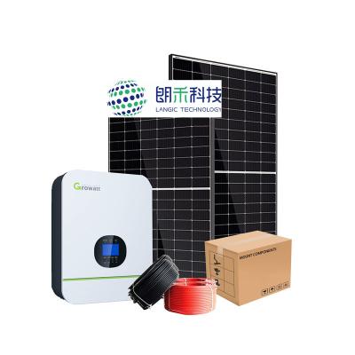 China 5kW Solar Electric System 100Ah CATL Household Energy Storage with Growatt Inverter for sale