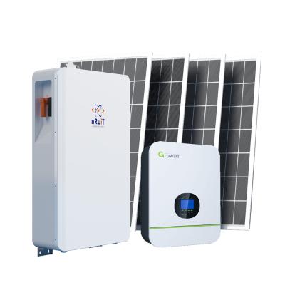 China 100ah 48V Solar Electric System 5Kwh Household Solar Panel Kits for sale