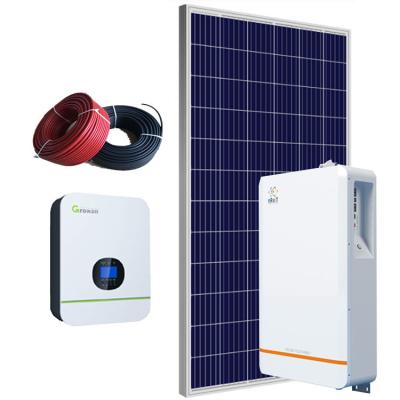 China 51.2V 480Ah 24kWh Solar Off Grid System 5kW 15kW Home Energy Storage for sale
