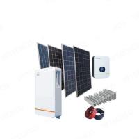 China 24kWh Lithium Ion Solar Battery System 400W Panel 5kW Inverter Off Grid Home for sale
