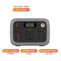 China Mini 300W Lithium Camping Battery Pack 220V Lifepo4 Lithium Battery for sale