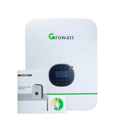 China Growatt 5kW Hybrid Solar Inverter 3000TL-48 HVM 3000W 48V MPPT Off Grid System for sale