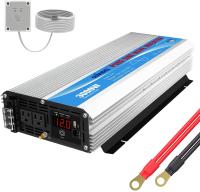 China 3000W Pure Sine Wave Power Inverter DC 12V to AC 120V with Remote Control and Dual Outlets for sale