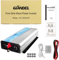 China DC24V Pure Sine Wave Hybrid Solar Inverter 3000W 6000W Peak Remote Control for sale