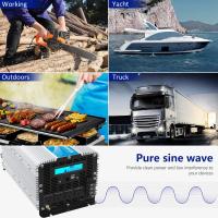 China Remote Control 3000 Watt Pure Sine Wave Inverter 12V 24V LCD Display for sale