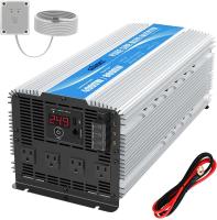 China Giandel 4000W 24V Pure Sine Wave Inverter with Remote Control and 4 AC Outlets for sale