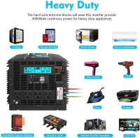 China Giandel 4000W 24V Pure Sine Wave Hybrid Solar Inverter Heavy Duty DC to AC for sale