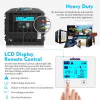China Giandel 4000W 24V Pure Sine Wave Hybrid Solar Inverter Heavy Duty DC to AC for sale