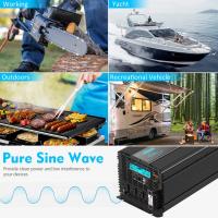 China Giandel 4000W 24V Pure Sine Wave Hybrid Solar Inverter Heavy Duty DC to AC for sale