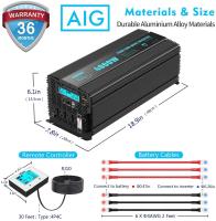 China Giandel 4000W 24V Pure Sine Wave Hybrid Solar Inverter Heavy Duty DC to AC for sale
