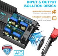 China Giandel 4000W 24V Pure Sine Wave Hybrid Solar Inverter Heavy Duty DC to AC for sale