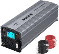 China 5000 Watt Pure Sine Wave Hybrid Solar Inverter 12V DC to 120V AC Aluminum Housing for sale