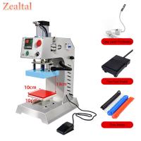 China Mini Automatic Heat Transfer Press Adjustable Pressure Rhinestone Transfer Machine for Garment, Ribbon, Non-woven Fabric Embossing for sale