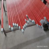 China 1600mm Length Red FRP Rods Vertical Pole - 6mm to 28mm Diameter Solid Fiberglass Construction for sale