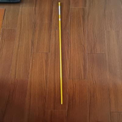 China 8.5mm FRP Yellow Rod for Reflective Marker Stakes - 0.104 kg/m Weight, Corrosion Resistant Fiberglass Pole for sale