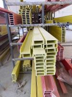 China Fireproof FRP U Channel 4.5mm Thick with High Tensile Strength - Multiple Sizes 40mm to 120mm Width for sale