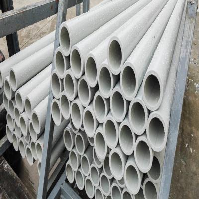 China FRP Pultruded Round Tube 76x8mm Length 2400mm Knitted Mat Wrap Fence Post for sale