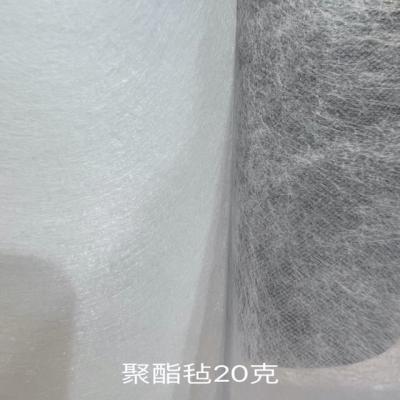 China 20g/m² White Polyester Veil for Composite Mats - 3300mm Width with 30g/m² and 40g/m² Options for sale