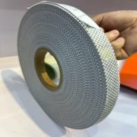 China 15mm Wide 40g/m² Polyester Veil Tape with Plaid Pattern for FRP Surface Enhancement for sale