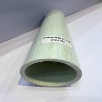 China Pultruded FRP Round Tube 80mm OD Biaxial Combo Mat Wrapping for High Tensile Strength for sale