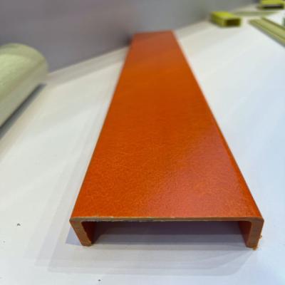 China FRP Pultruded U Channel Profile 50x30x3mm - Lightweight Corrosion Resistant Structural Component for sale