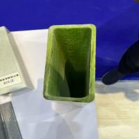 China FRP Rectangular Tube with Reinforced Ribs - 35mm to 139mm Sizes, Lightweight High-Strength Composite Profiles for sale