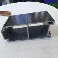 China Customized FRP Irregular Shape Profile High Strength Composite Wood-like Surface 1200mm for sale