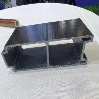 China Customized FRP Irregular Shape Profile High Strength Composite Wood-like Surface 1200mm for sale