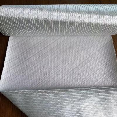 China Fiberglass +45/-45° Biaxial Fabric with Polyester Tissue for Resin Wet Out Reinforcement for sale