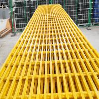 China Pultruded FRP Grating with Anti-Slippery Cover 25mm for Chemical Plant Aisle for sale