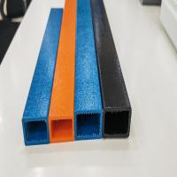 China FRP Pultruded Rectangular Tube 40x30x3mm Lightweight High Strength Composite Profile for sale