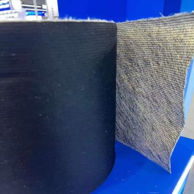China Black Polyester Veil Polyester Combo Mat with High Tensile Strength for 1600mm Width Stitched Fiberglass Mat for sale