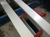 China 100x2mm Pultrusion FRP Flat Strip with 0.37 kg/m Weight and High Tensile Strength for Industrial Applications for sale