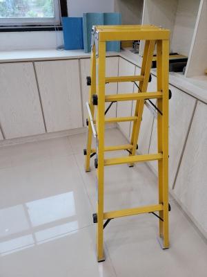 China 8ft FRP Fiberglass Twin Step Ladder - Anti-Rust Construction with Electrical Insulation for Industrial Use for sale