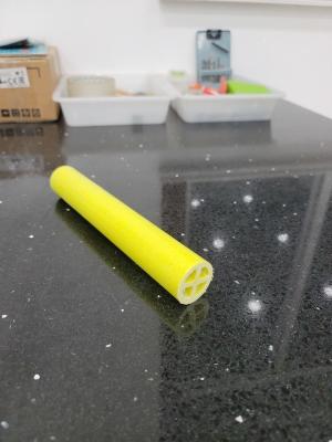 China 12mm Eco Fiberglass Round Tube FRP Profile - 0.19-0.59 kg/m Weight, Corrosion Resistant Pultruded Composite for sale