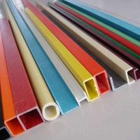China FRP Pultruded Square Tube 25-200mm Lightweight High Strength Corrosion Resistant for Transportation for sale