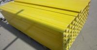 China FRP Square Tube 50x4mm Pultruded GRP Structural Sections Lightweight Corrosion Resistant for sale