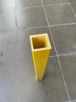 China Thin Wall Epoxy Fiberglass Rectangular Tube 25x3.2mm with 0.69kg/m Weight - High Strength FRP Pultruded Profile for sale
