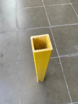 China Thin Wall Epoxy Fiberglass Rectangular Tube 25x3.2mm with 0.69kg/m Weight - High Strength FRP Pultruded Profile for sale