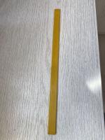China Lightweight Yellow Fiberglass Flat Bar 40x6mm - 0.44 kg/m Weight, Corrosion Resistant FRP Profile for sale