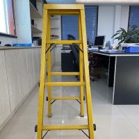 China FRP Fiberglass Step Ladder 6ft & 10ft - Corrosion Resistant Electrical Insulation Industrial Grade for sale